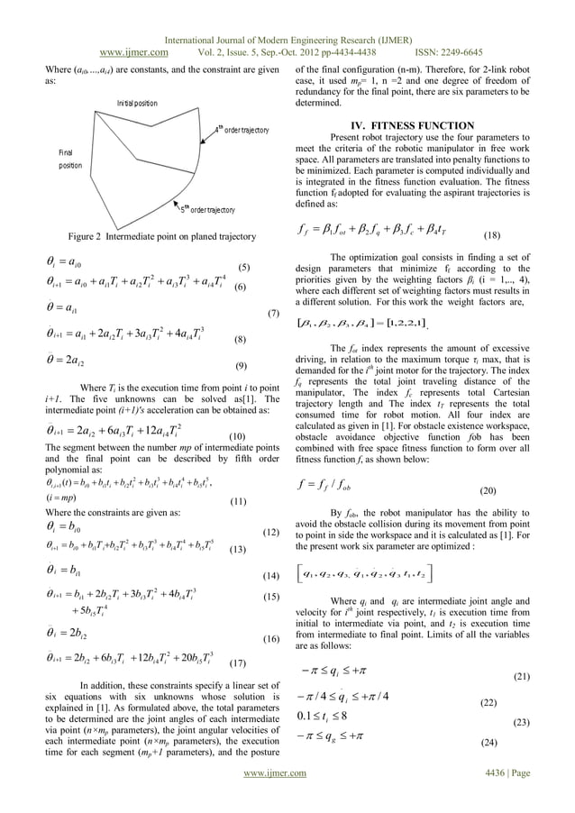 Optimal Motion Planning For a Robot Arm by Using Artificial Bee Colony (ABC) Algorithm | PDF