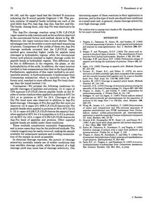 Bond-Specific Chemical Cleavages of Peptides & Proteins with Perfluoric ...