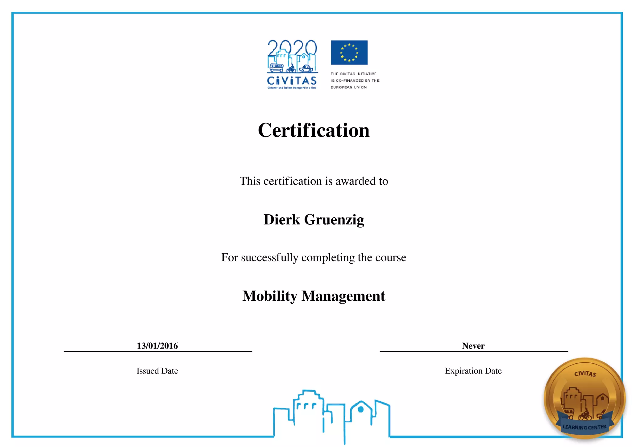 Certification for Mobility Management | PPT