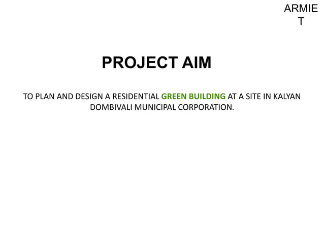 Green Building Project | PPTX