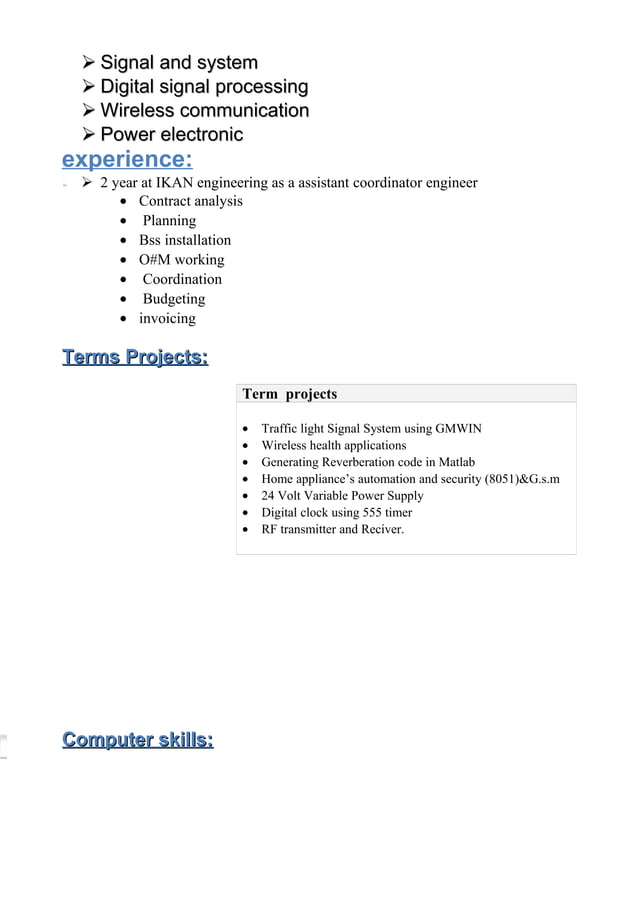 FAHEEM-C.V (2) | PDF