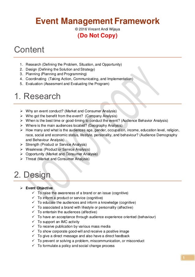 Vincent's Event Management Framework (Public)