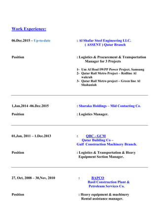 Emran Cv 1975 | PDF