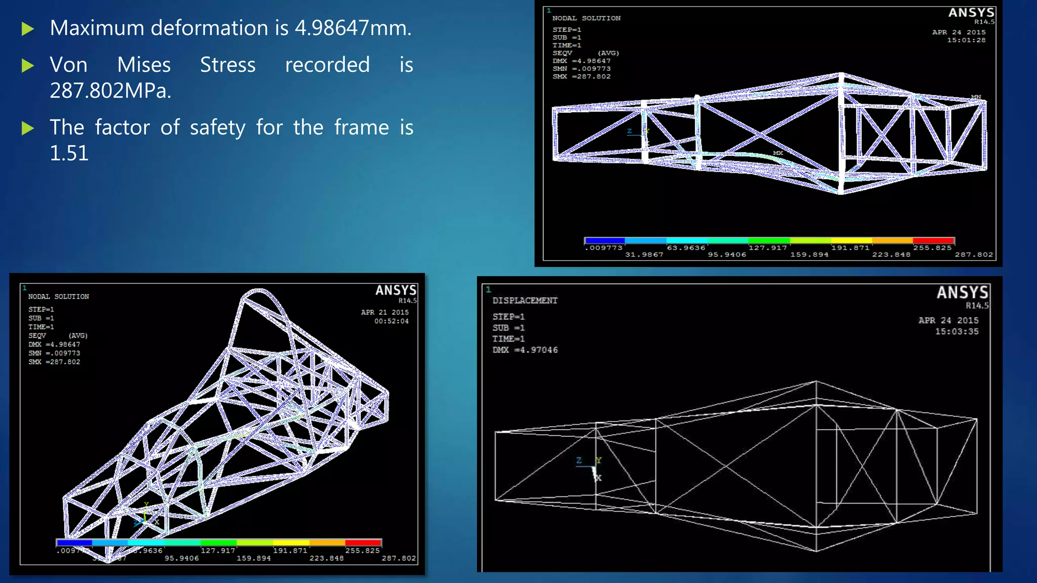 DESIGN & STRUCTURAL PERFORMANCE ANALYSIS OF SUPRA SAE CAR CHASSIS | PPTX