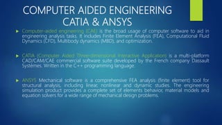 DESIGN & STRUCTURAL PERFORMANCE ANALYSIS OF SUPRA SAE CAR CHASSIS | PPTX