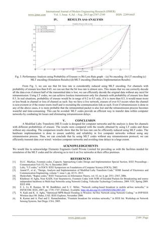 Combating Bit Losses in Computer Networks using Modified Luby Transform Code | PDF | Computer ...