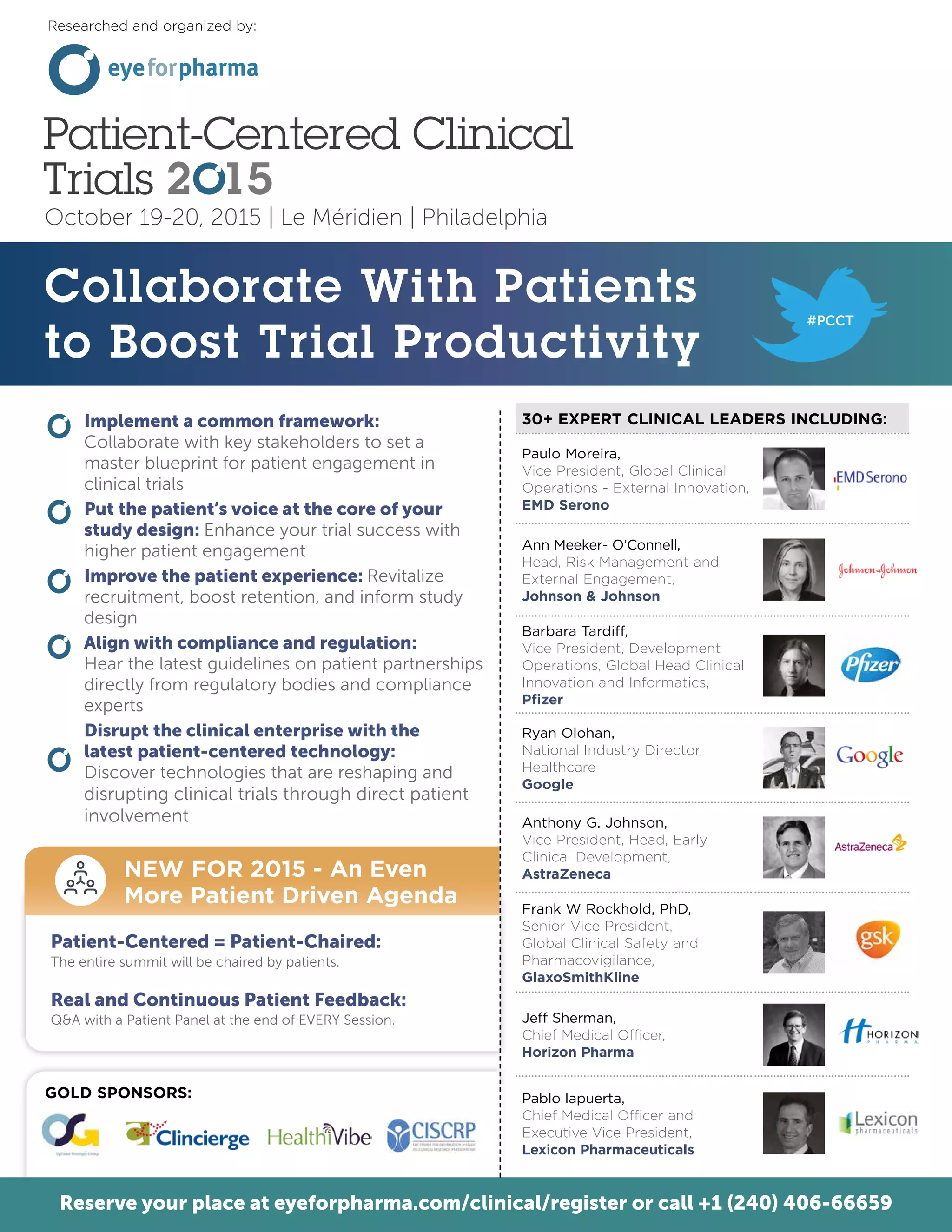 Patient-Centered Clinical Trials 2015 | PDF