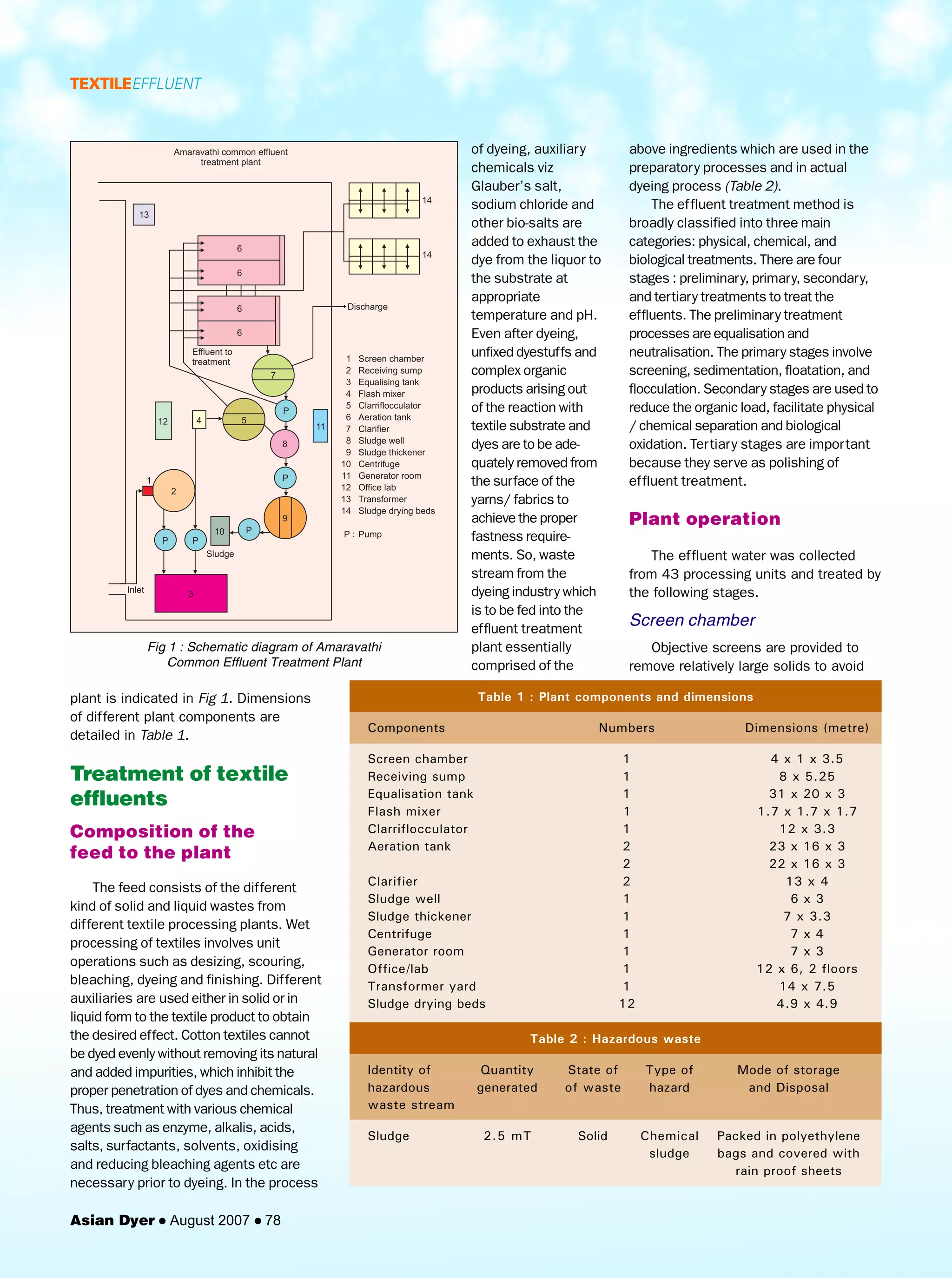 Effluent treatment | PDF