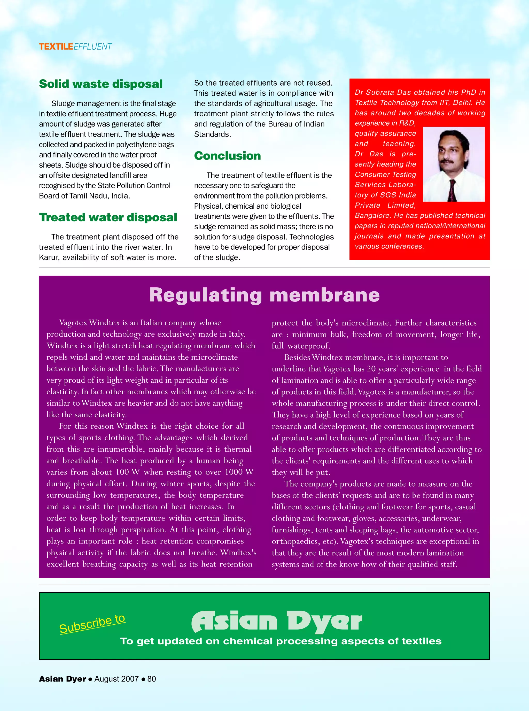 Effluent treatment | PDF