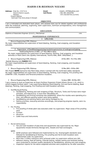 Habib ur Rehman(1) | DOC | Business | Business and Finance