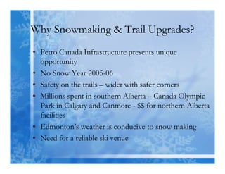 ENSC Community Presentation -Snowmaking Project | PDF