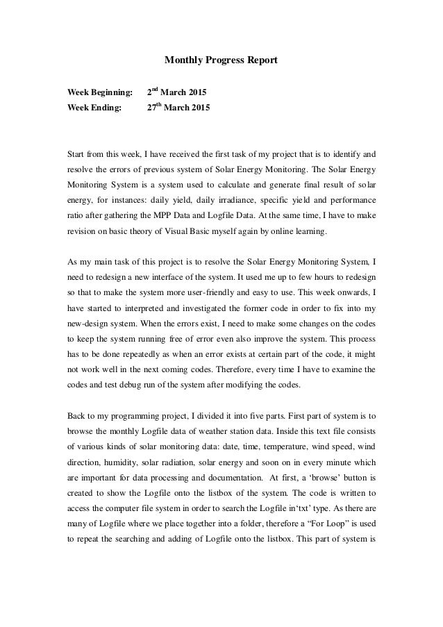 Final Work Placement Report