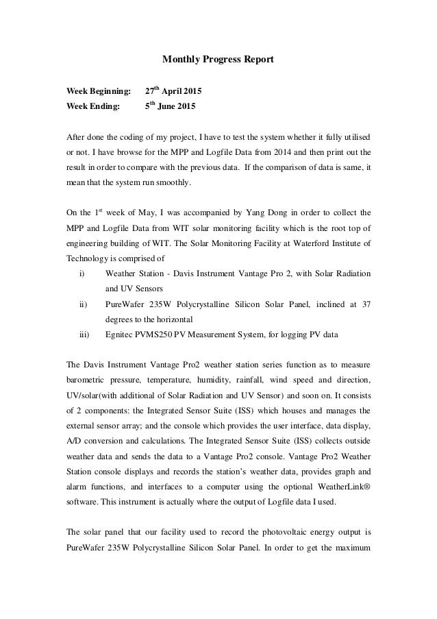 Final Work Placement Report