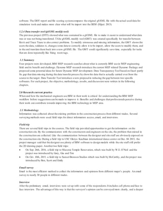 BIM research report | DOCX | Computer Software and Applications | Computing