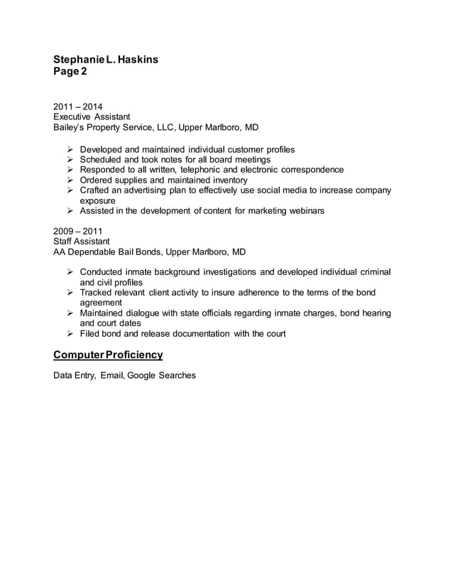 stephanie resumes | PDF