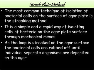 pure culture isolation | PPTX