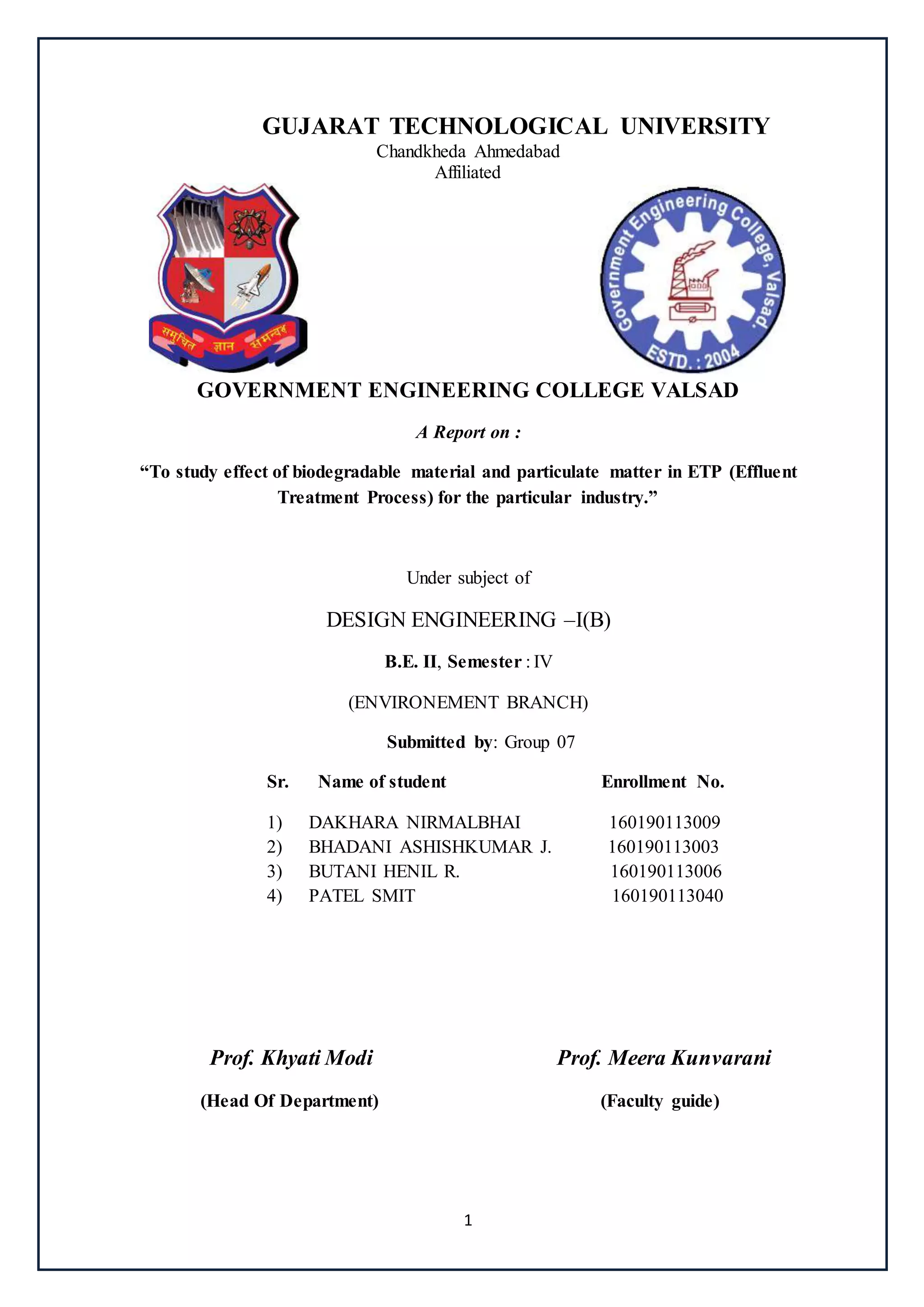 Design Engineering-2 Report | PDF