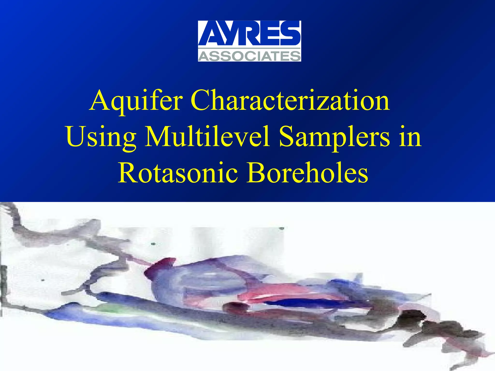 Aquifer Characterization Using Multilevel Samplers in Rotasonic ...