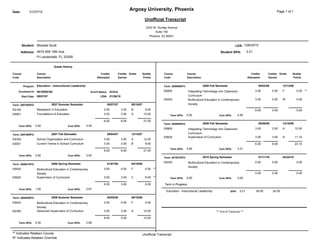 Argosy Transcript | PPT