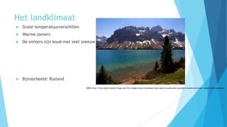 De 5 hoofdklimaten | PDF