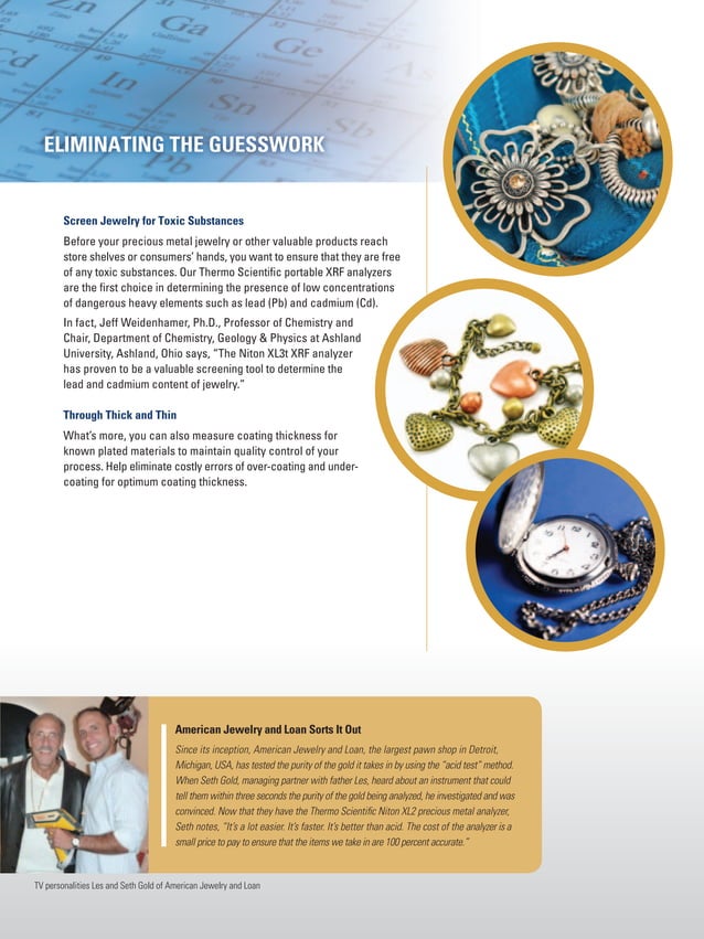 Precious Metals & Jewlery Analysis Brochure64 (1) | PDF