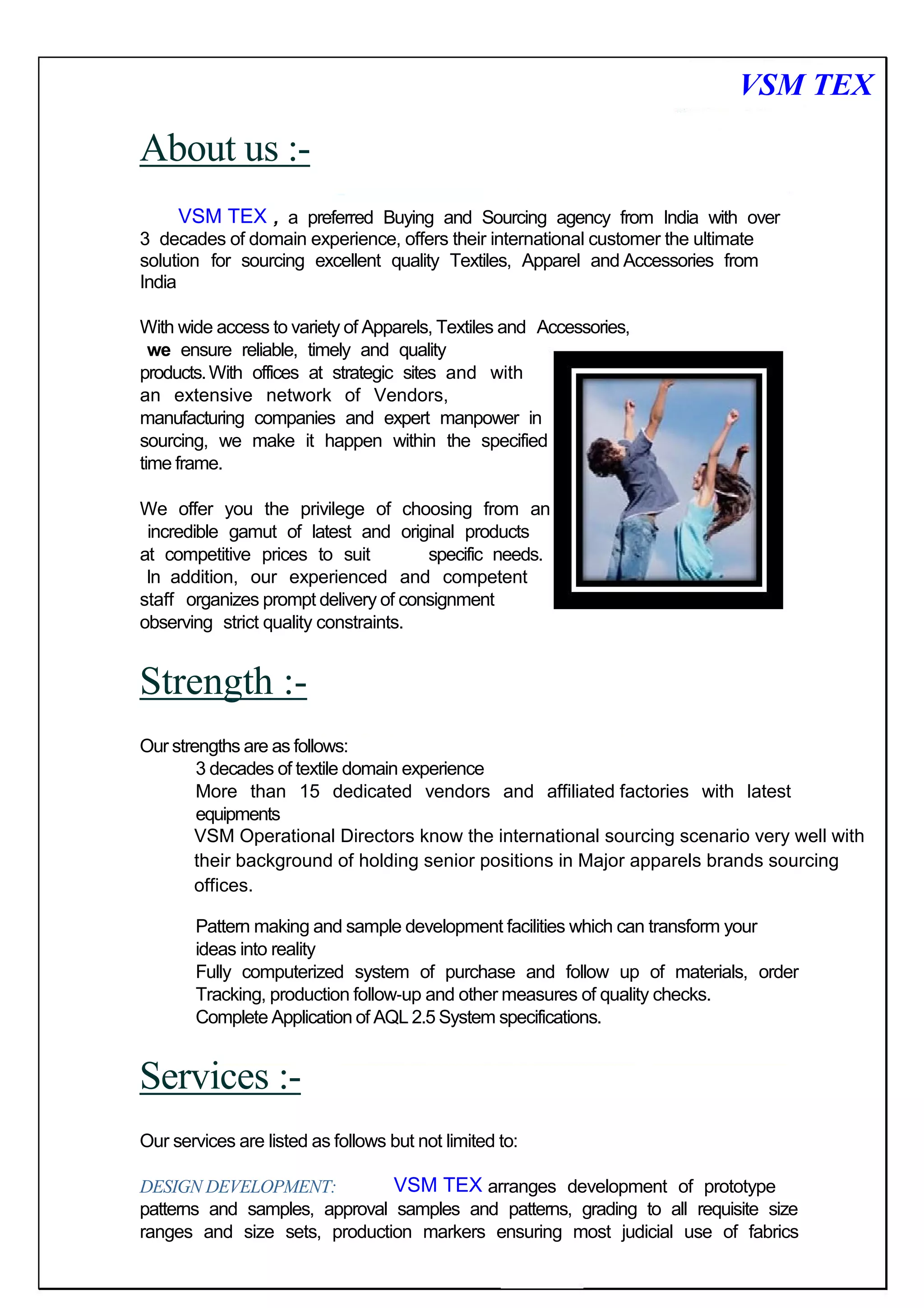 VSM TEX PROFILE | PDF