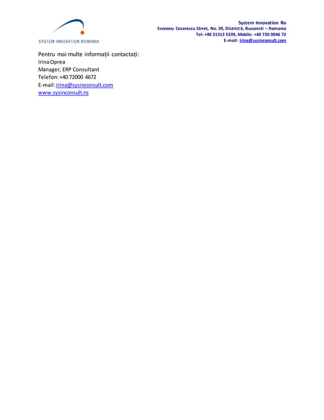 Ce noutati aduce ultima generaatie a SAP Business One | PDF | Free Download