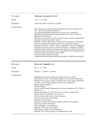 Mohan Resume | DOCX