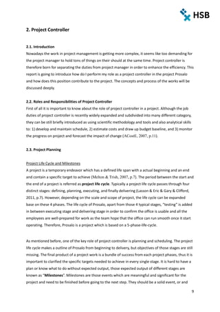 Project Management Report | PDF