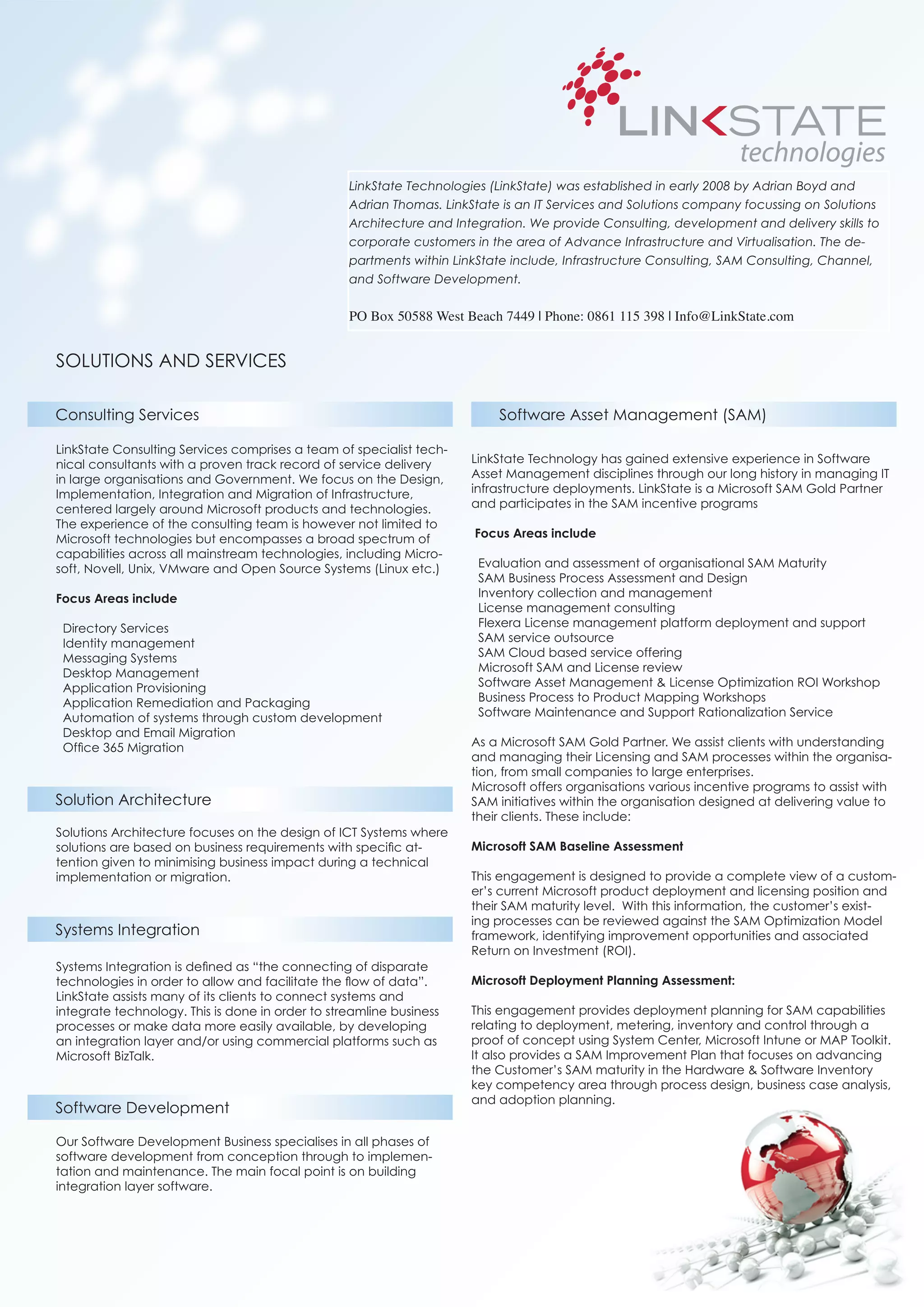 LinkState Company Profile V3 | PDF | Cloud Computing | Internet