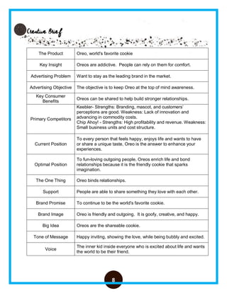 Oreo Plan Book final | PDF | Food & Drink