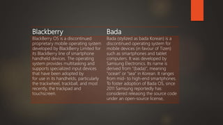 Mobile Operating | PPT