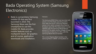 Mobile Operating | PPT