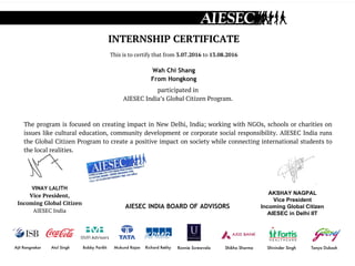 Anthony's Certificate | PDF