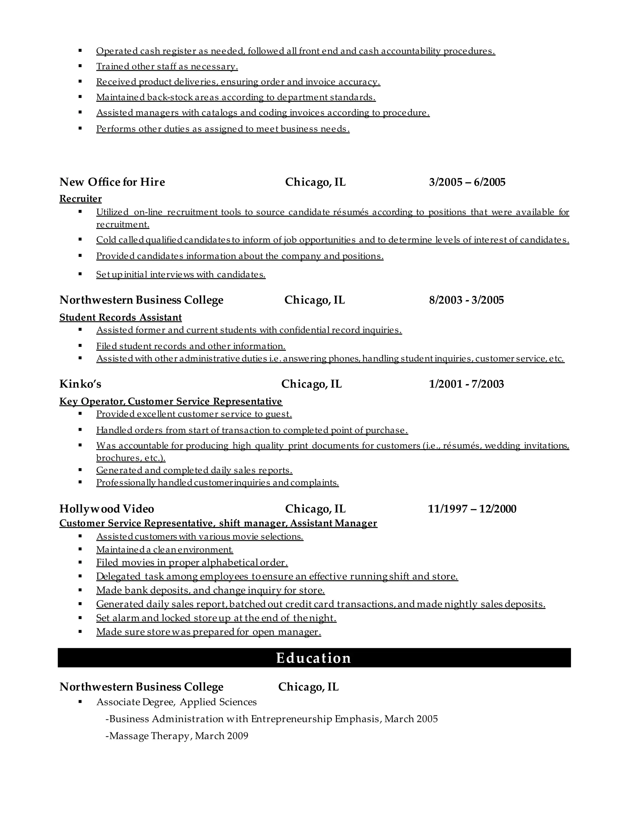 Tameka resume-7 | PDF