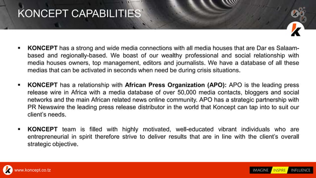 KONCEPT COMPANY PROFILE | PPT