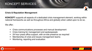 KONCEPT COMPANY PROFILE | PPT