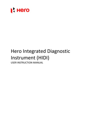 HIDI_ User Manual | PDF