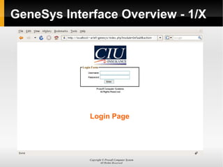 GeneSys Introduction | PDF