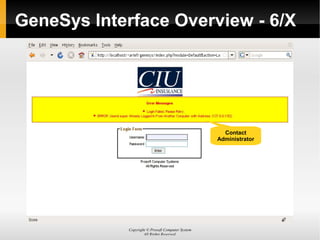 GeneSys Introduction | PDF