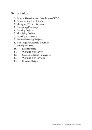 archicourse cad 073 | PDF | Drawing and Sketching | Arts and Crafts