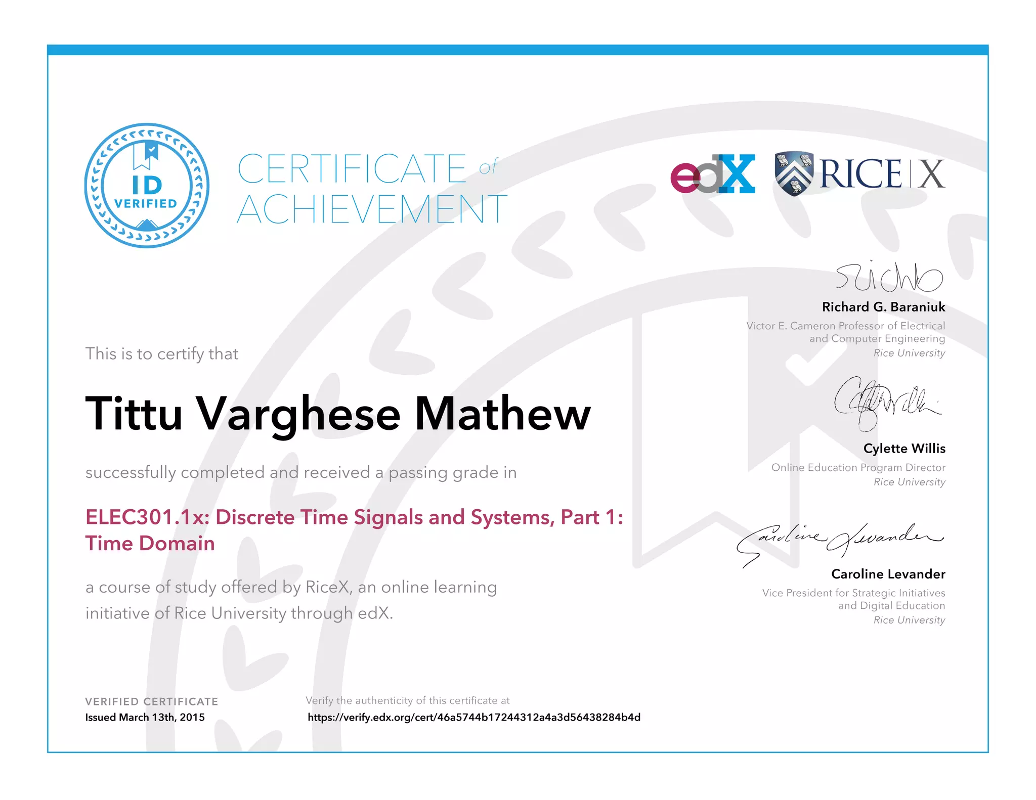 Certificate | PDF