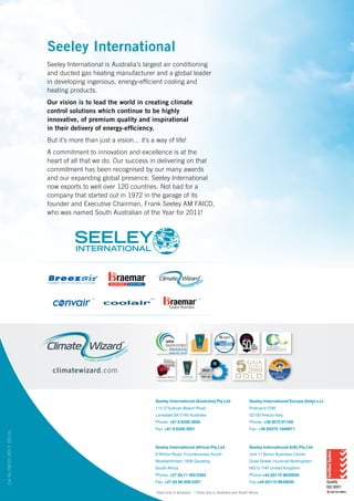 ClimateWizard_Brochure_AUS_CW005_REVE_0515 NEW | PDF