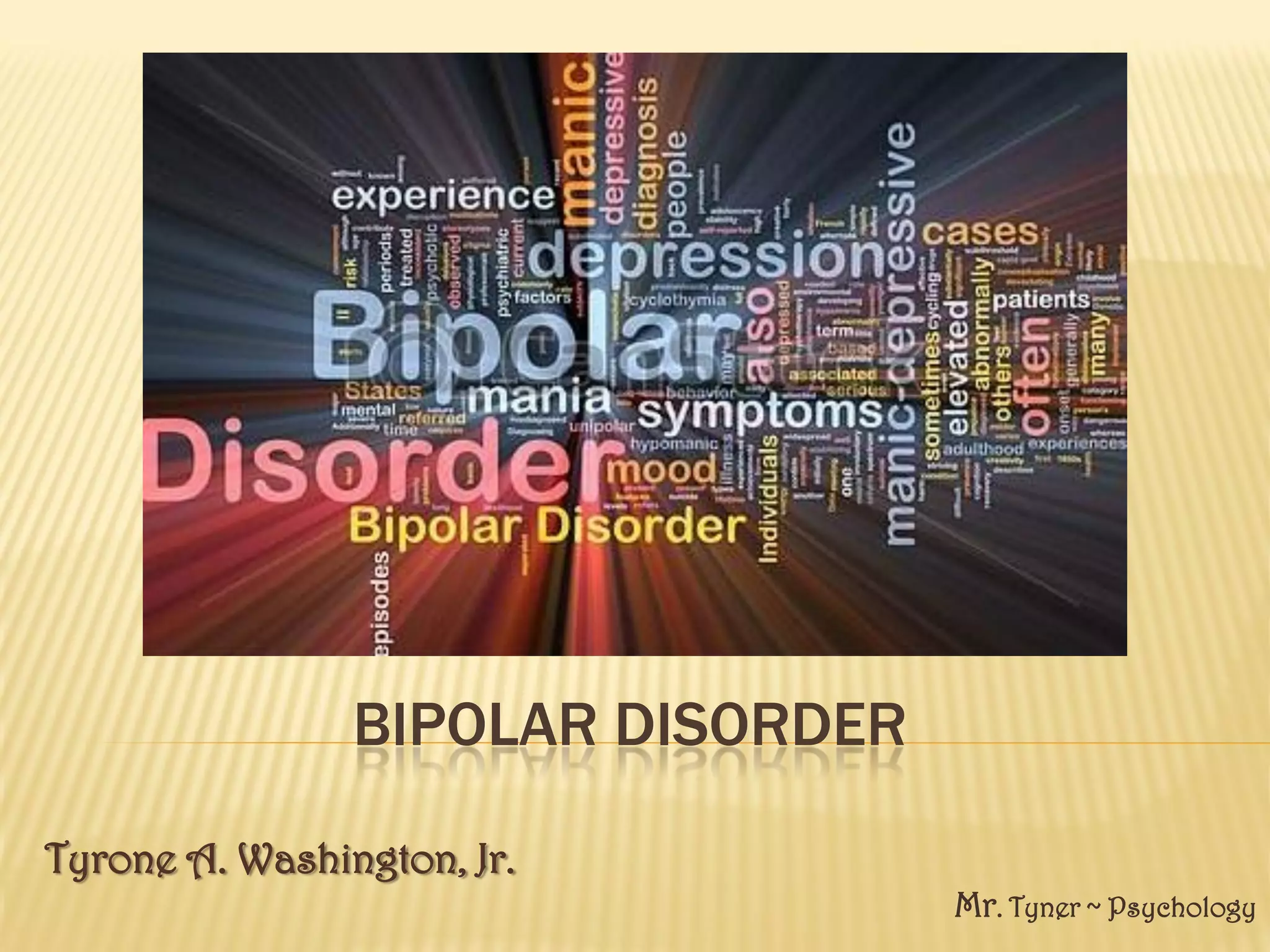 Bipolar Disorder PowerPoint | PDF