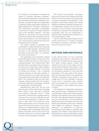 3year Surefil clinical | PDF