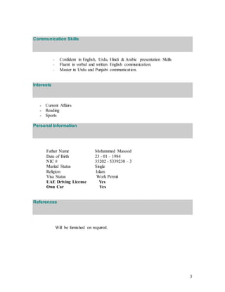 Awais Masood_CV | DOCX