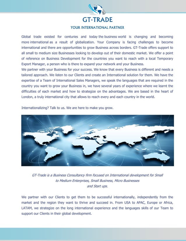 GT- Trade brochure | PDF