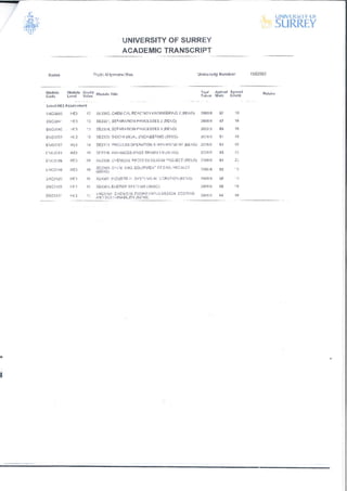 Pratik Rao - BEng Degree & Transcript | PDF