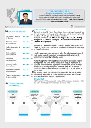 Yashwanth Kumar N CV | PDF