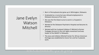 Delaware's African American History | PPTX | Crime & Harmful Acts to ...